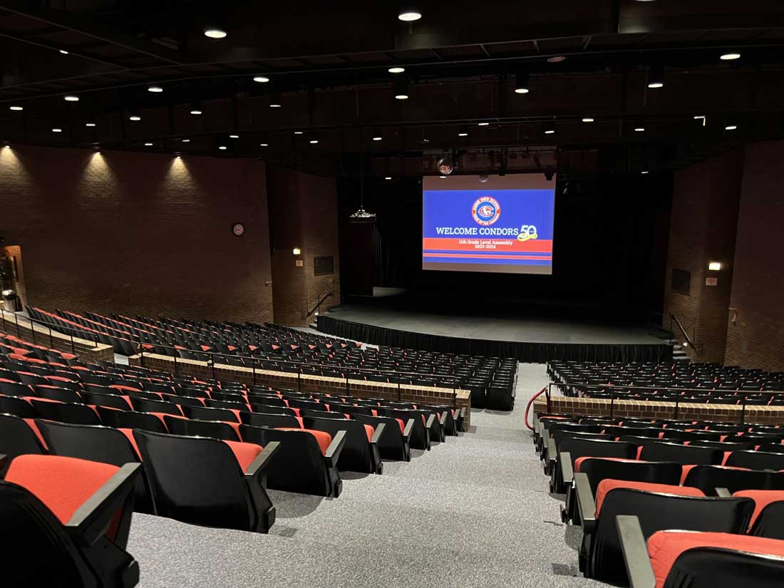 Auditorium AV for Chicago Public School - Pentegra Systems